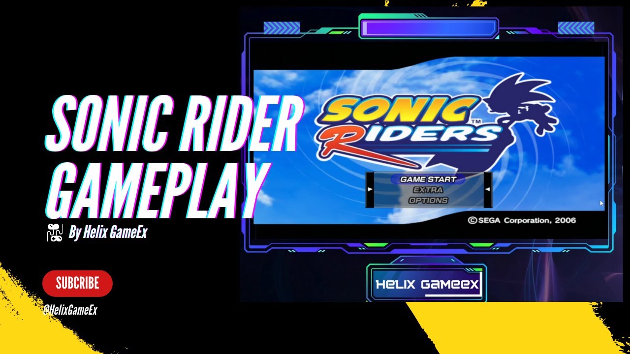 Sonic Rider GamePlay- Nostalgia PS2 Games | Helix GameEx - YouTube