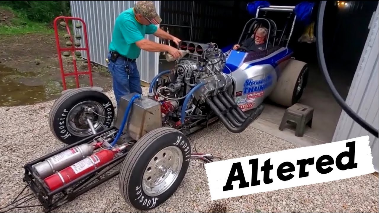 Checking out a Fuel Altered Drag Car!!! - YouTube