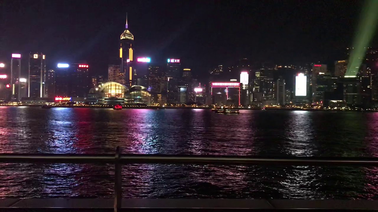 Victoria Harbour Lights and Sound Show Oct 4, 2019 - YouTube