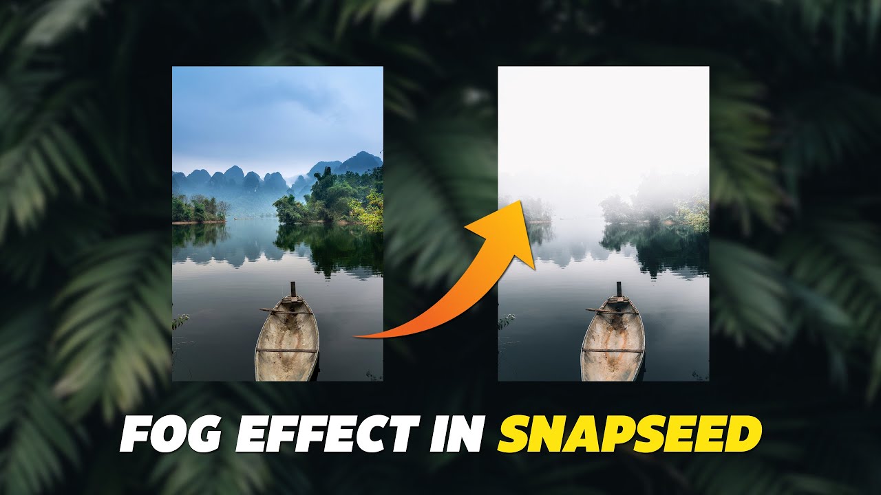 Moody Fog Effect Look in snapseed | Snapseed tutorial | Adobe lightroom ...