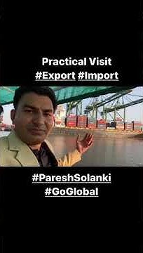Practical Port Visit.. Export Import Practical Training... Learn Export-import Business ...
