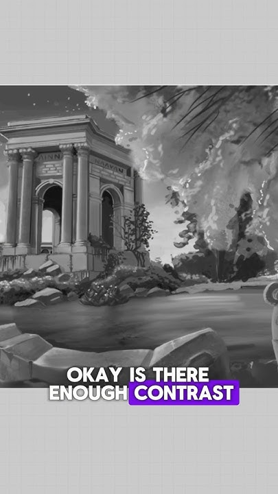 BLACK & WHITE MODE in PROCREATE 🎨🖌️ | Drawing tips | Digital art - YouTube