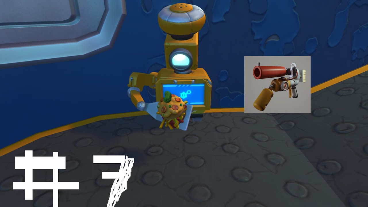 Scrap mechanic #7 cookbot a puška - YouTube