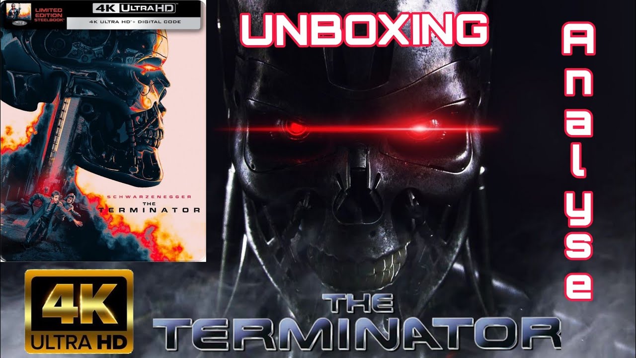 TERMINATOR 4K Ultra HD Blu-ray STEELBOOK UNBOXING + ANALYSE du film ...