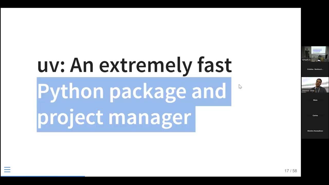 uv: an extremely fast Python package installer and resolver & marimo notebooks - YouTube