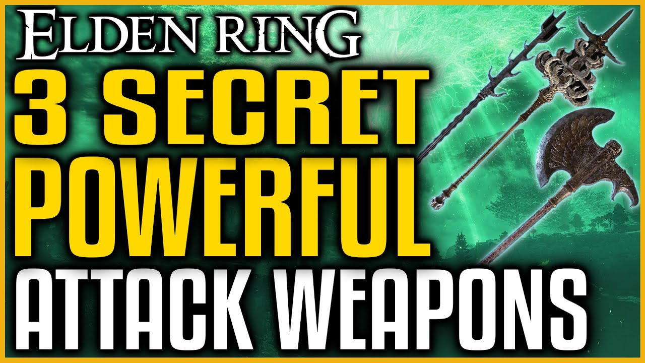 Elden Ring - 3 AMAZING WEAPONS WITH SECRET POWERFUL ATTACKS Silurias ...