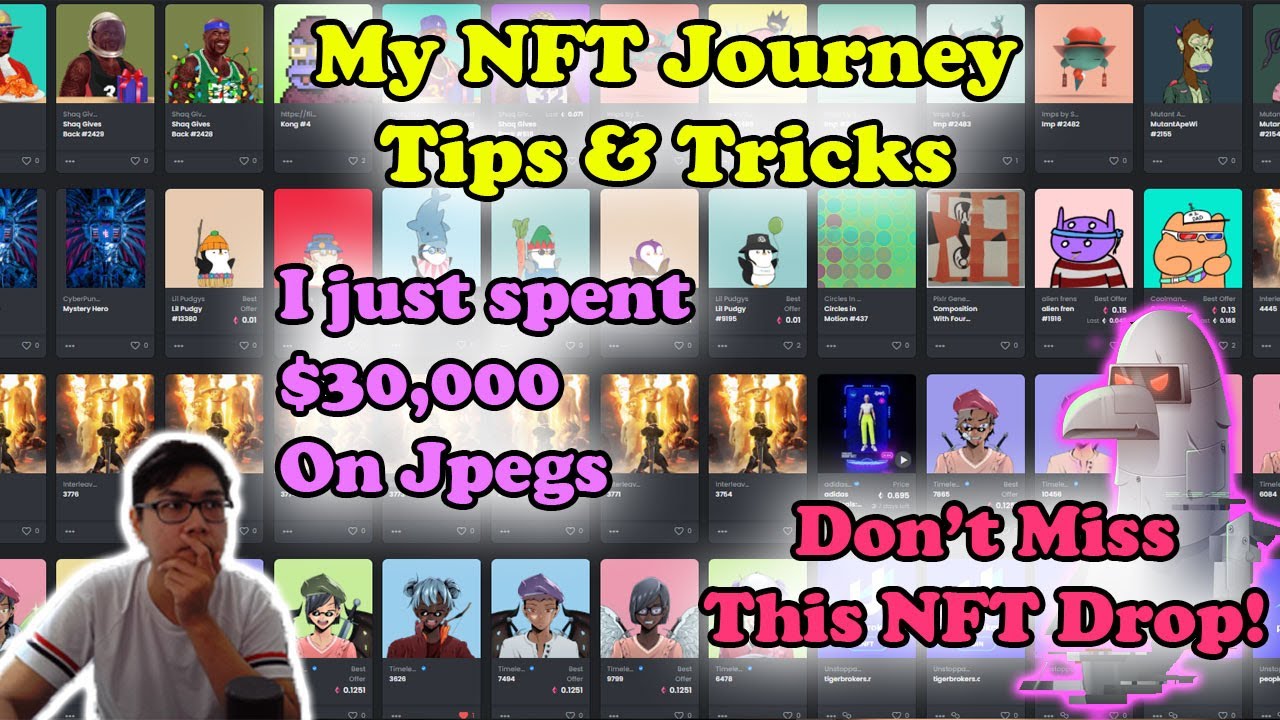 NFT Journey | Spent $30,000 On JPEGs | Upcoming NFT Drops You Must Not ...
