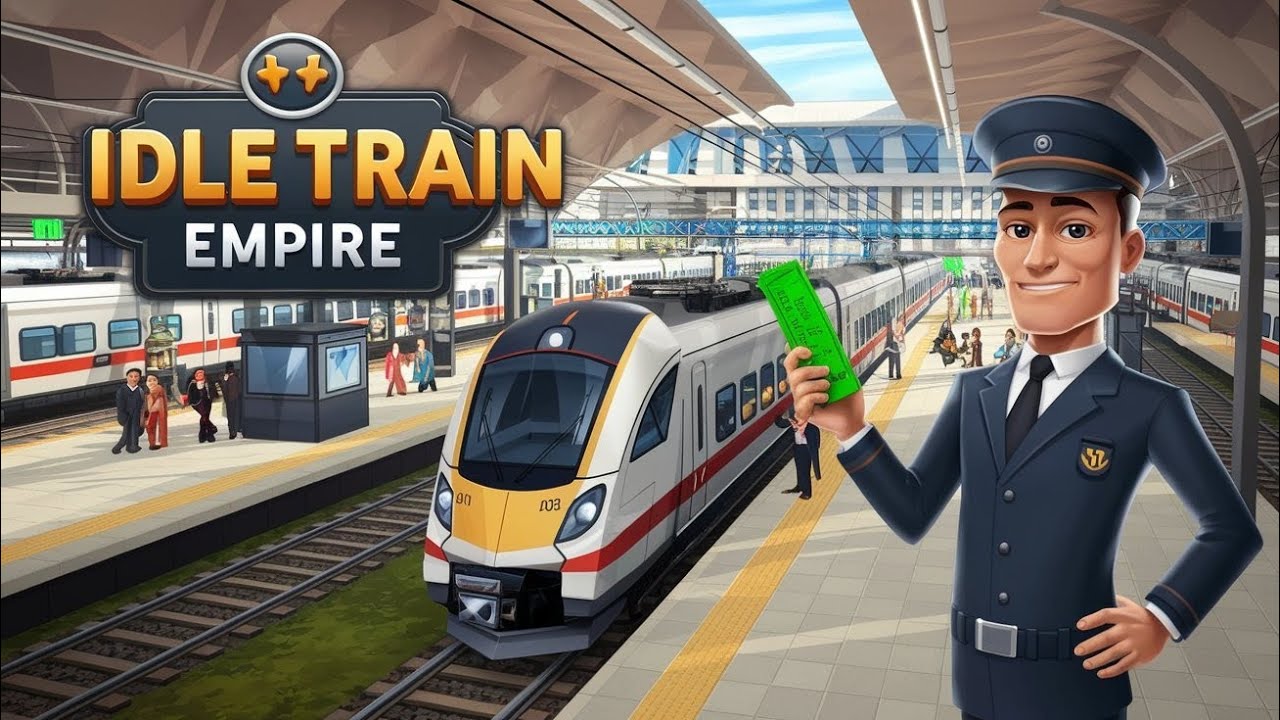 Aku BANGUN STASIUN Modal UNLIMITED - GAME Idle Train Empire Tycoon MOD ...