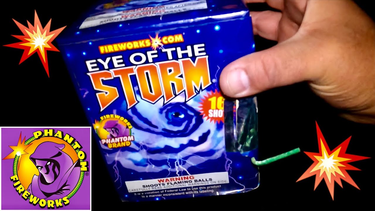 PHANTOM FIREWORKS 💥 EYE OF THE STORM 16 SHOTS - YouTube
