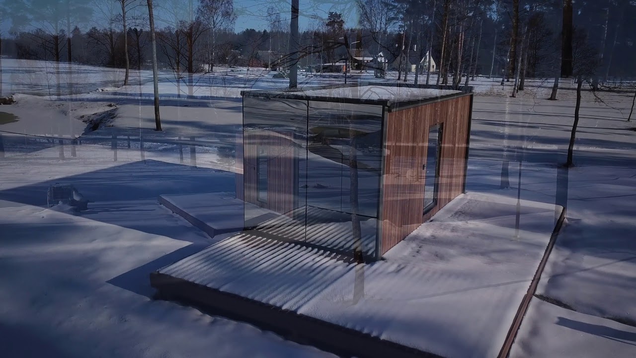 ÖÖD prefab mirrored house - YouTube