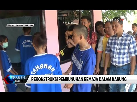 Berawal dari Pesta Miras, Begini Rekonstruksi Pembunuhan Remaja Dalam Karung