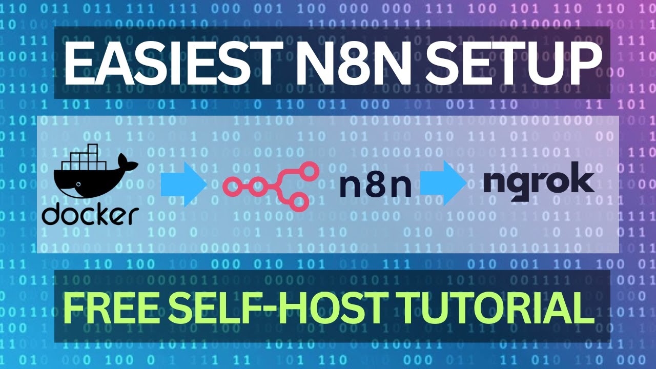 The Simplest Way To Setup N8N with Docker & Ngrok on Local - YouTube