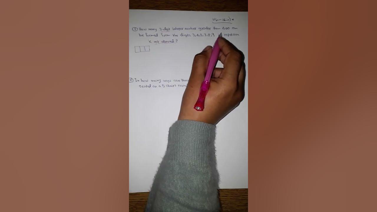 Combinatorial Permutation And Combination Youtube