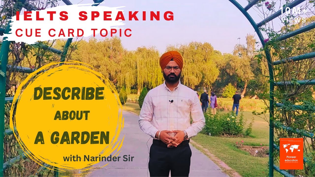 Describe about a Garden or a Peaceful place - YouTube