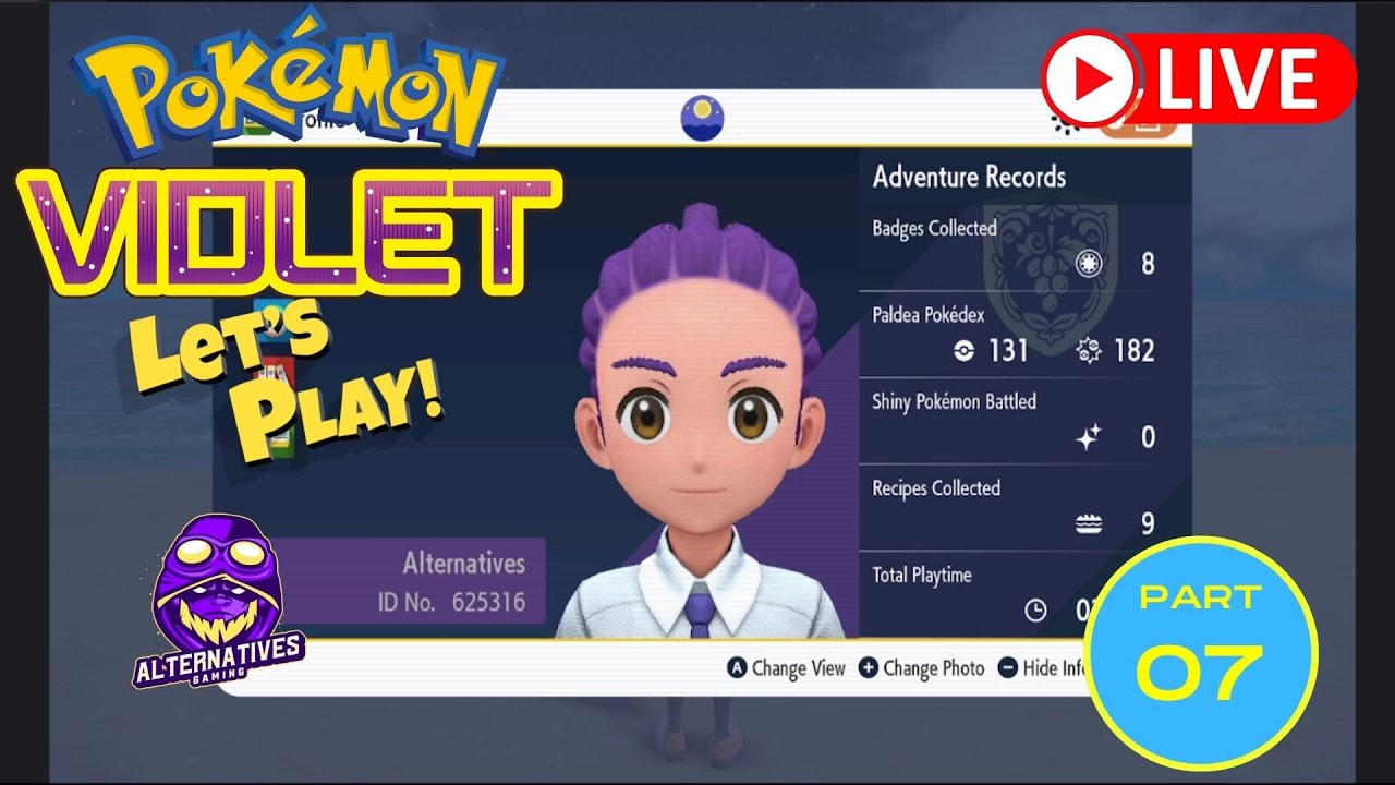 *LIVE* Pokémon Violet Let's Play! Part 07 - YouTube