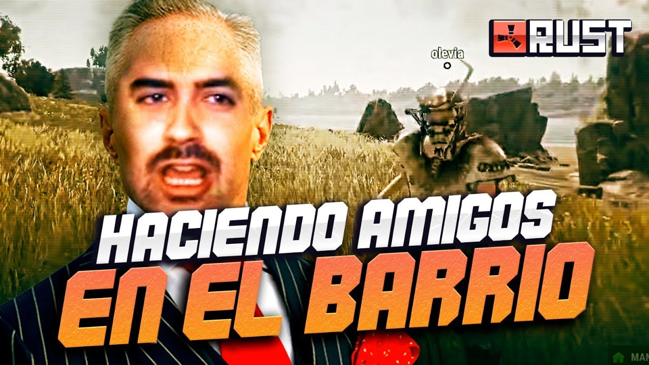 Haciendo AMIGOS en el BARRIO *COMIENZO DE WIPE SOLO* l RUST SOLO ...