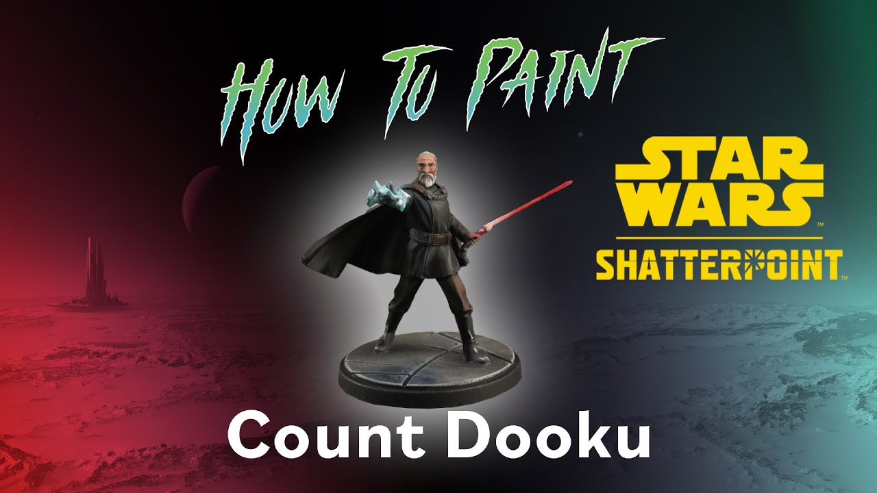How To Paint Count Dooku From Star Wars Shatterpoint - YouTube