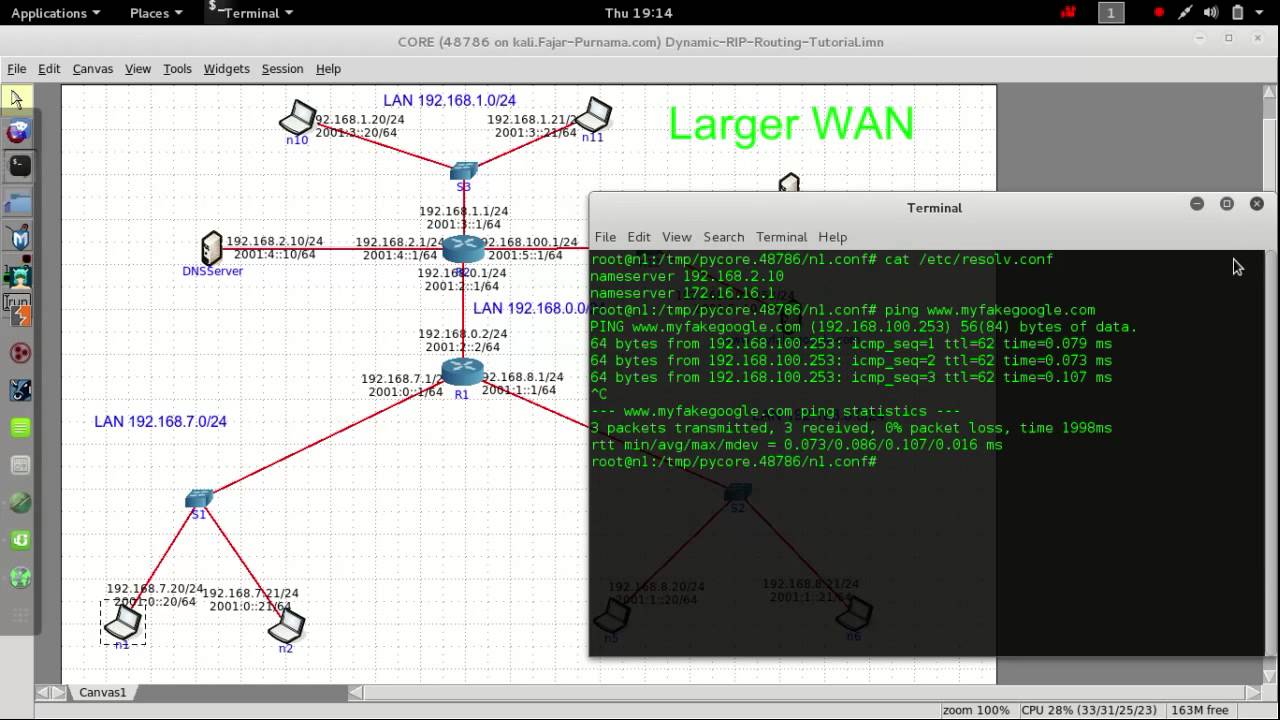 Core Network DNS Emulation (first time) - YouTube