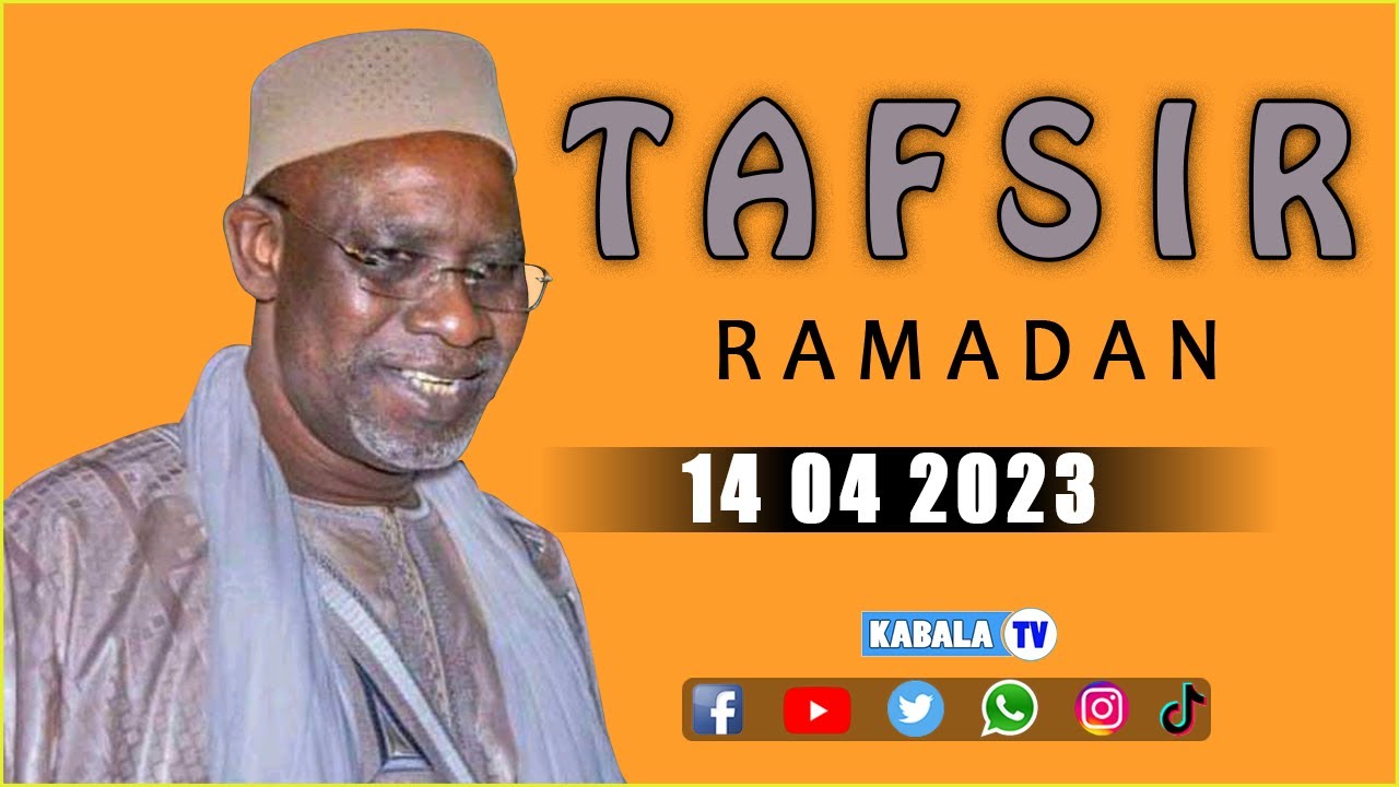 HAIDARA : TAFSIR - Avril 2023 - As Seid Chérif Ousmane Madani Haidara - YouTube