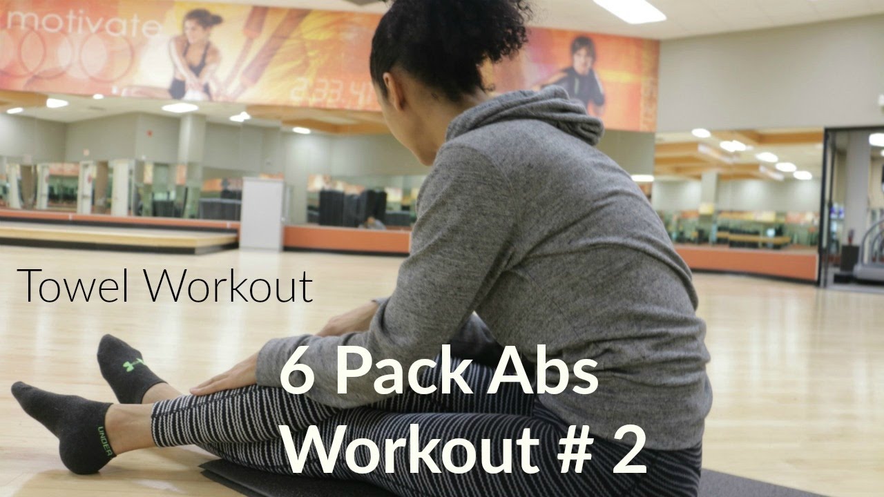 Towel Workout # 1 - 6 Packs Ab workout - YouTube