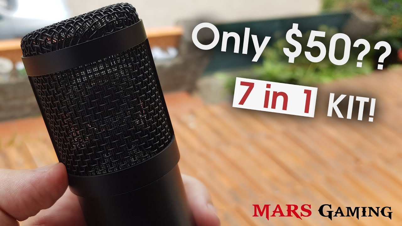 ONLY $50 for a COMPLETE Microphone KIT ?! Mars Gaming MMICKIT Unboxing ...