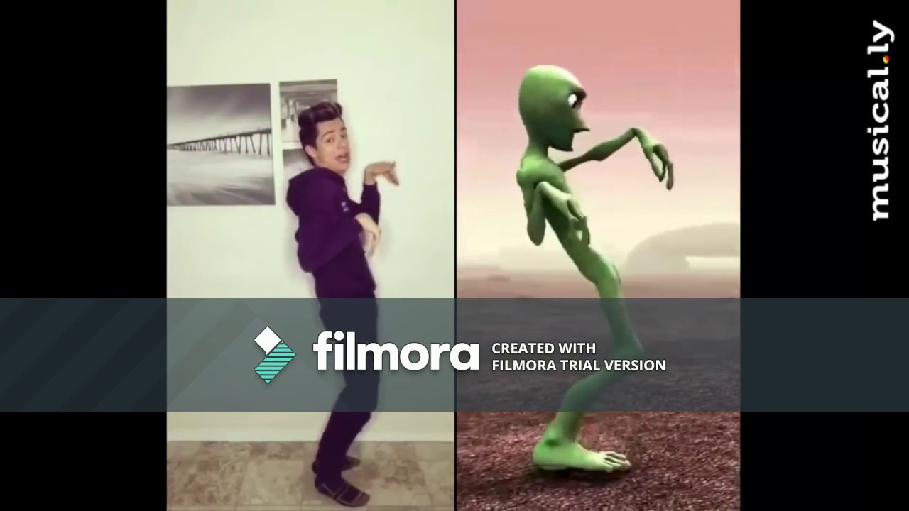 green alien dance - YouTube