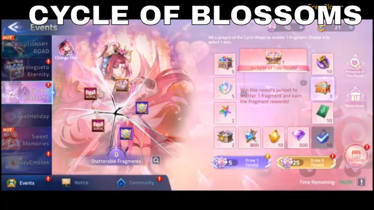 CYCLE OF BLOSSOMS MOBILE LEGENDS ADVENTURE - YouTube