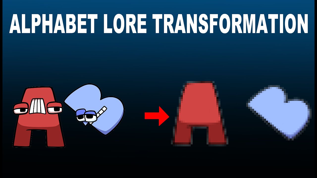 Alphabet Lore Faceless Transformation | Alphabet Lore sem rosto ...