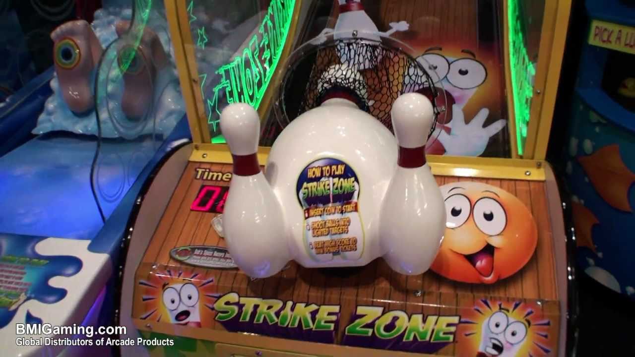 Strike Zone Ticket Redemption Air Gun Game - BMIGaming.com - BSR - YouTube