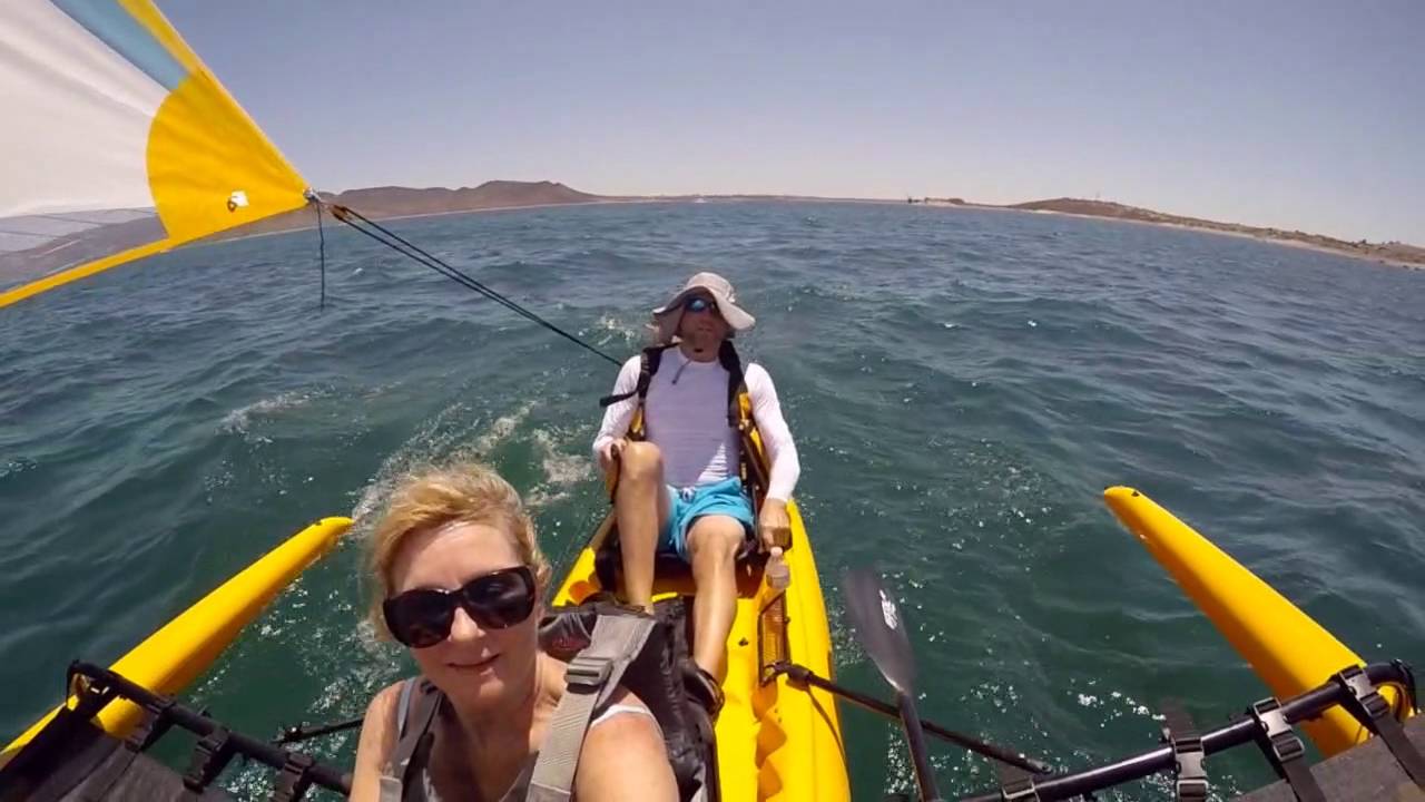 Hobie Tandem Island first sail - YouTube