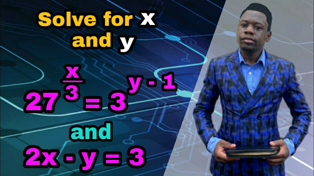 Solve for x and y when we are given exponents. Exponential equations ...