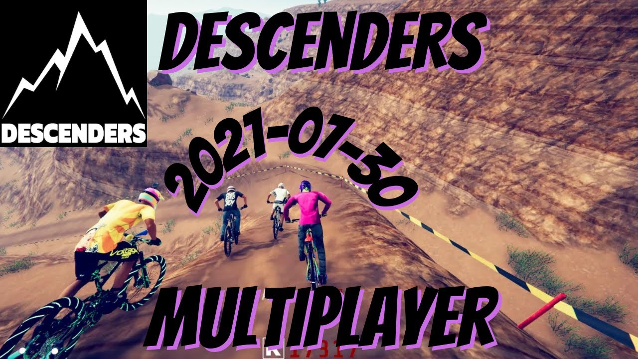 Descenders - Multiplayer - From Forest Boss Jump too Canyon Boss Jump ...