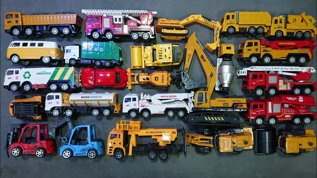 MAINAN MOBIL MOBILAN, MOBIL TRUK GANDENG, TRUK KONTAINER, MOBIL PEMADAM ...