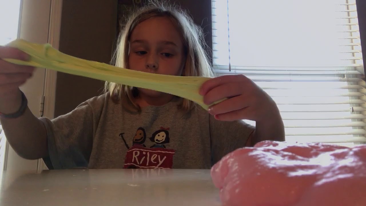 Ava and Slime - YouTube