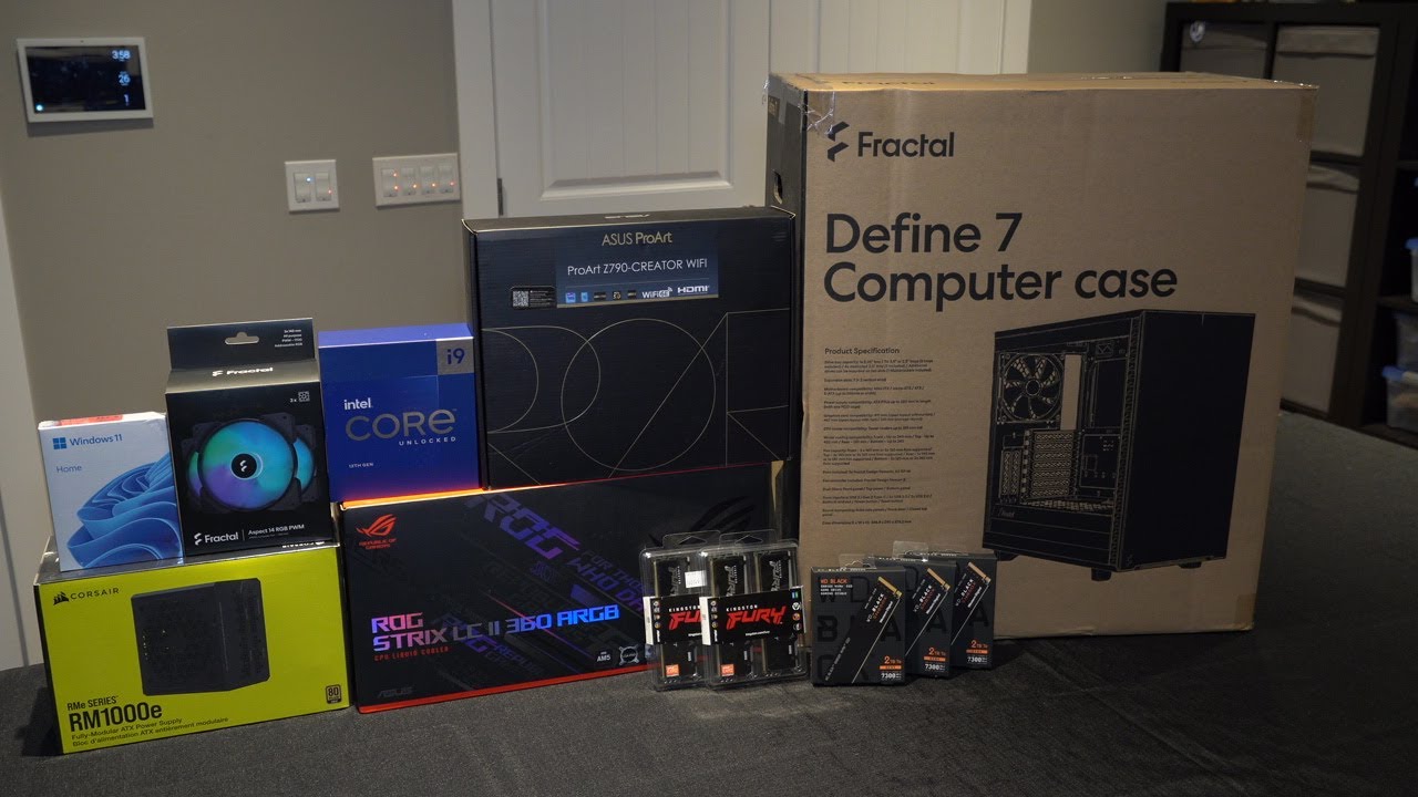 Fractal PC Build Preview - YouTube