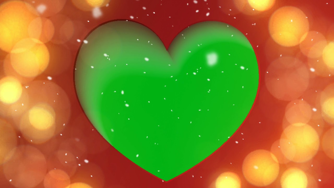 New Green Screen Love Photo Frame With Bokeh Overlay Effects - YouTube