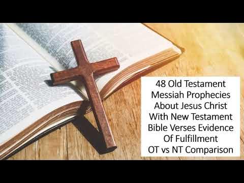 48 Old Testament Messiah Prophecies About Jesus Christ Evidence Of ...