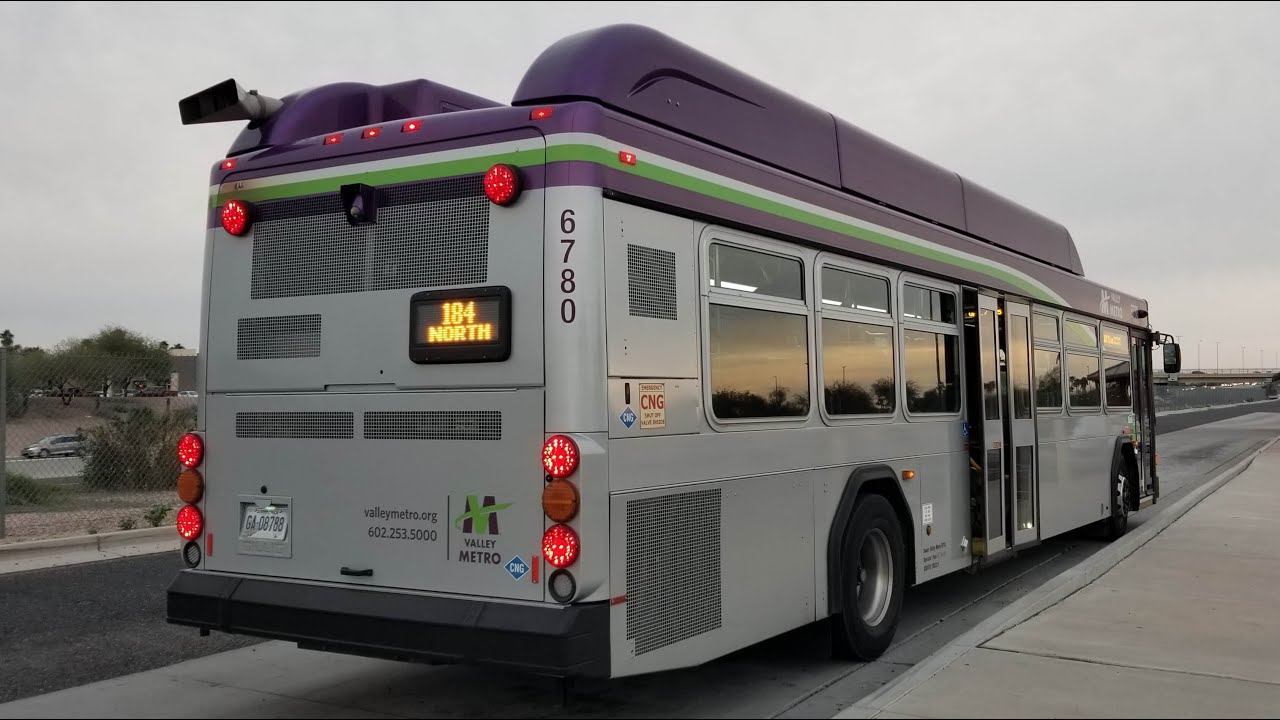 Valley Metro (Route 184) - 2018 Gillig LF-40 CNG (6780) - YouTube