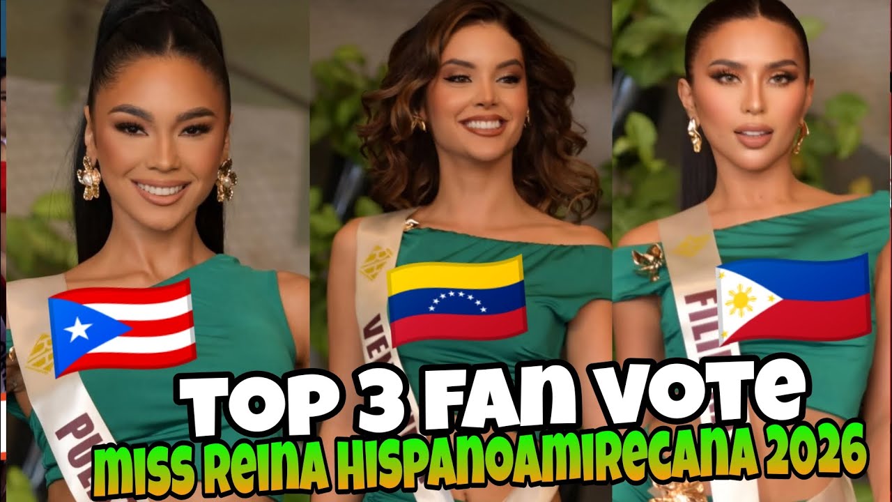 LIVE! Miss Reina Hispanoamirecana 2026 FINAL TOP 3 - YouTube