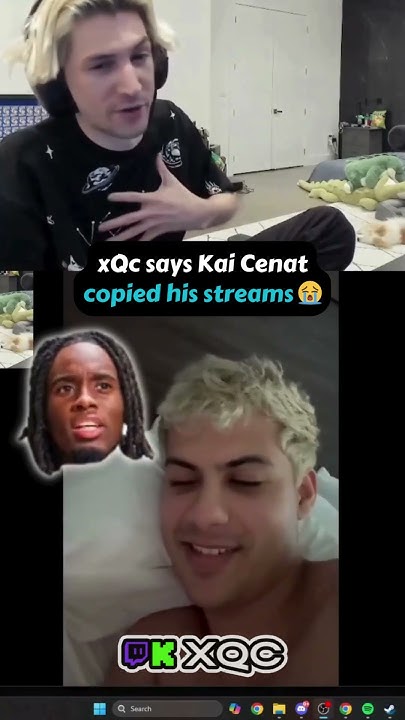 xQc CALLS OUT Kai Cenat for COPYING his Streams 😬 #xqc #stableronaldo #kaicenat - YouTube