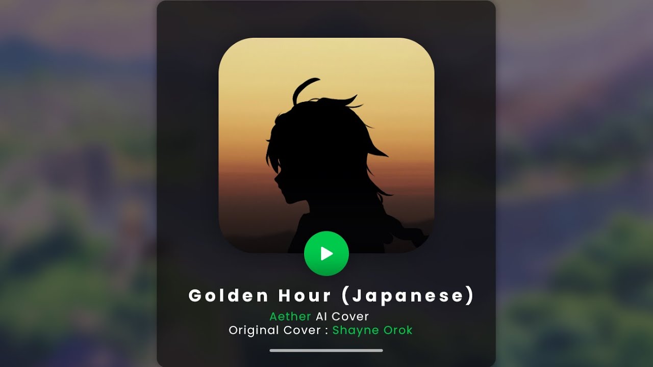 Golden Hour (Japanese) - Aether AI Cover - YouTube Music