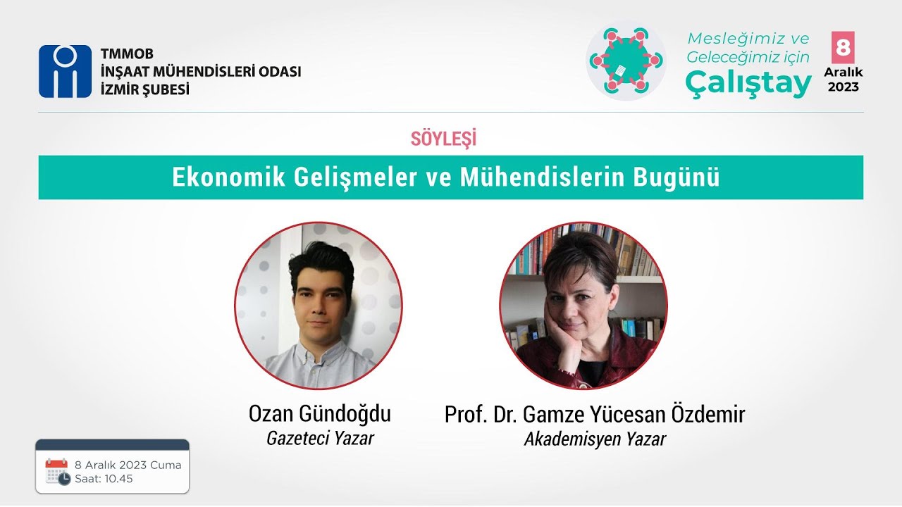 Ekonomik Gelişmeler ve Mühendislerin Bugünü - Prof. Dr. Gamze Yücesan ...