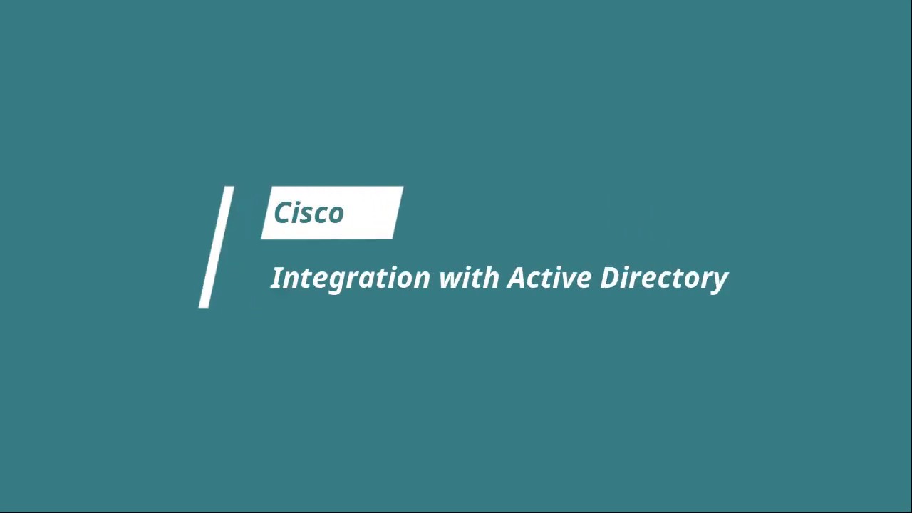 Cisco ISE Microsoft AD Integration - YouTube