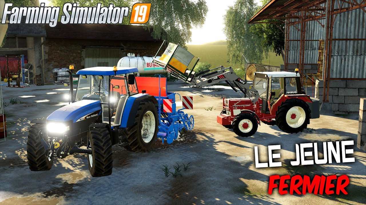 FS 19 - Le Jeune Fermier - Début des semis de blé #2 - YouTube