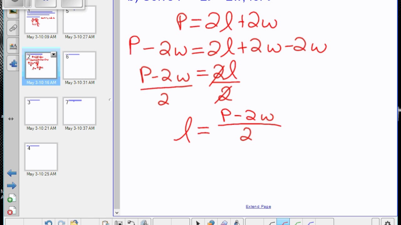 Chapter 9 9 Transforming Formulas - YouTube