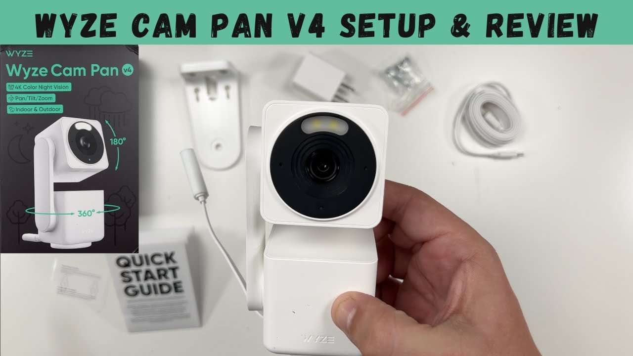 Wyze Cam Pan V4 Setup & Review - YouTube