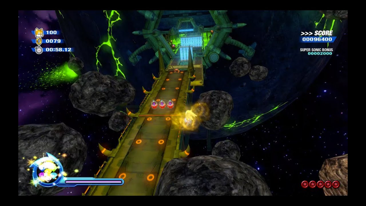 Sonic Colors Ultimate: Asteroid Coaster Act 2 (Super Sonic) [1080 HD ...