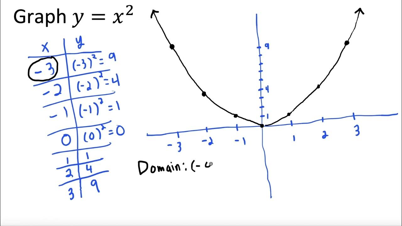 3.1 Graphing Functions by Plotting Points - YouTube