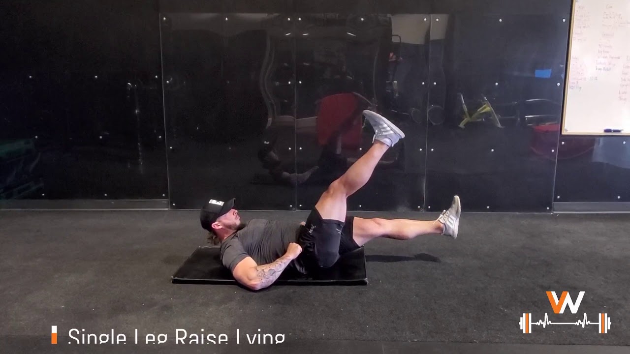 Single Leg Raise Lying ‐ Made with Clipchamp - YouTube