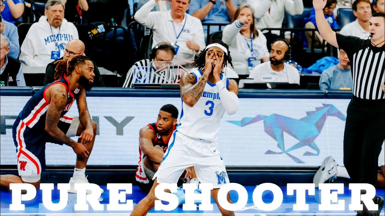 Memphis Colby Rogers PURE SHOOTER 28 Points vs #16 Ole Miss Highlights ...